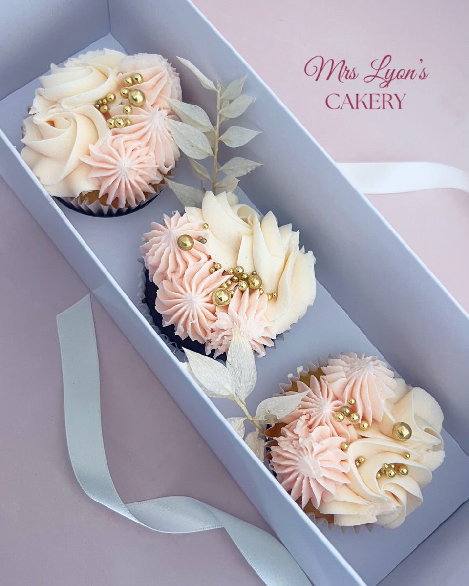 Mother's Day Cupcakes Box of 3 – Mrslyon'scakery